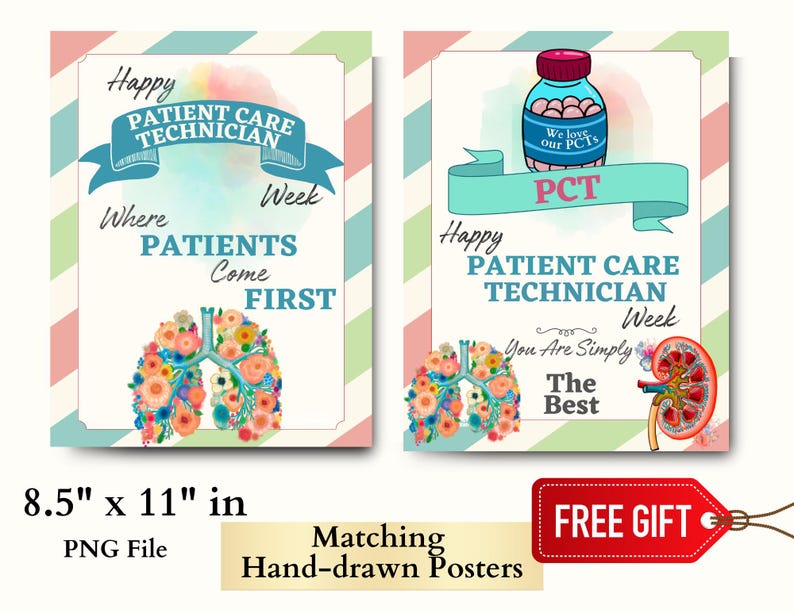 Happy PCT Week Blue Banner Printable / Hand-drawn PCT Week Appreciation ...