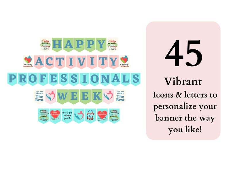 Activity Professionals Day Printable Banner, Activity Professionals ...