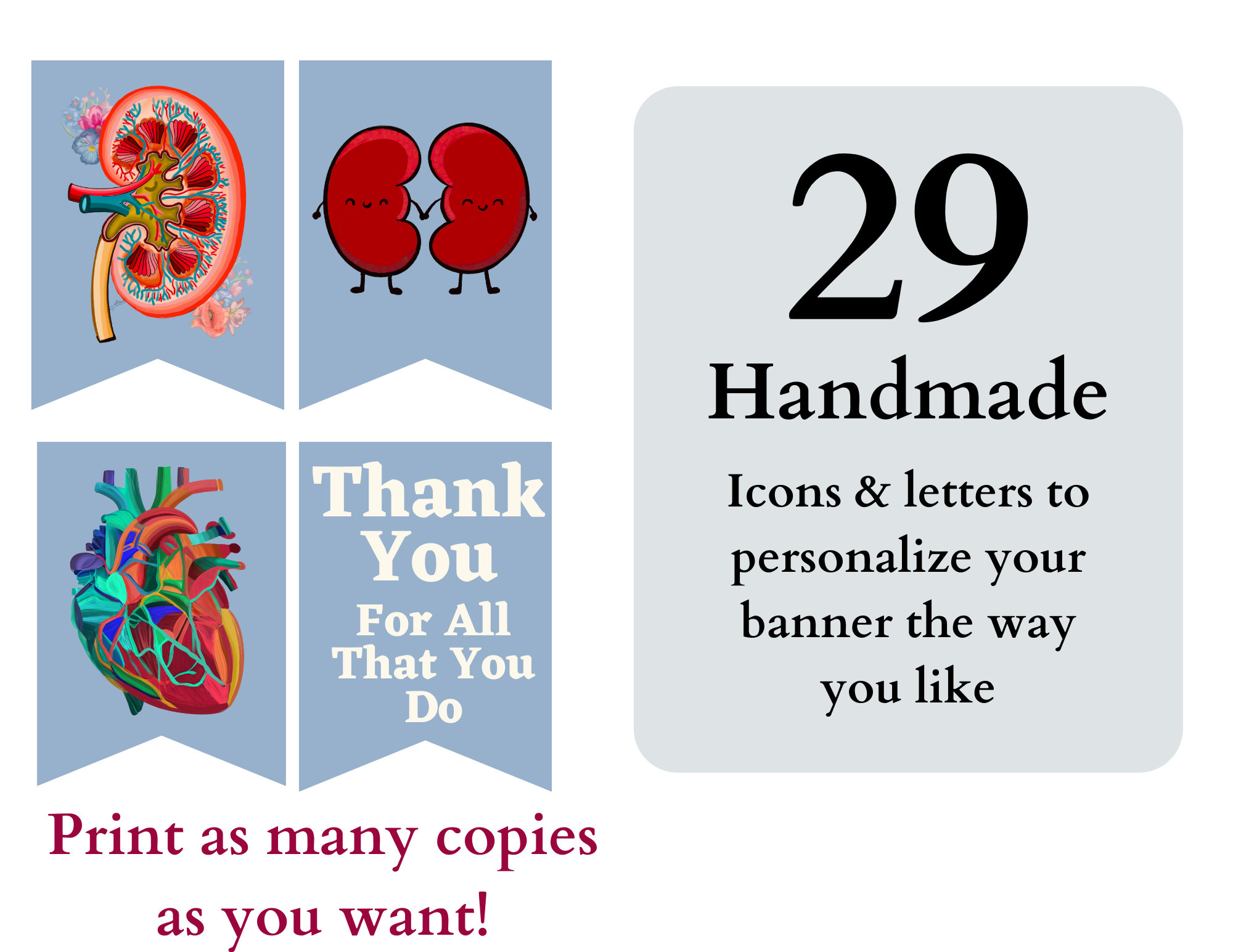 Nurses Week Printable Banner: Hand-drawn Colorful Design (PDF), Nurse ...