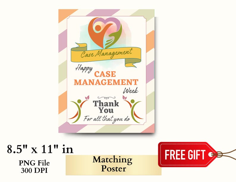 Case Management Week Banner Printable and Poster / Case Manager Week ...