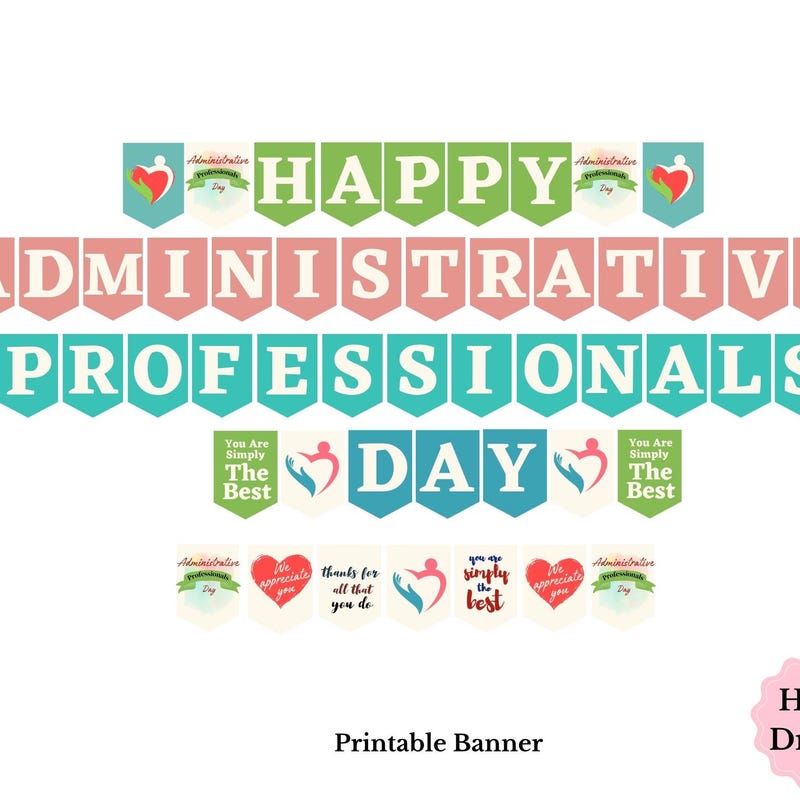 Administrative Professionals Day Banner - Etsy