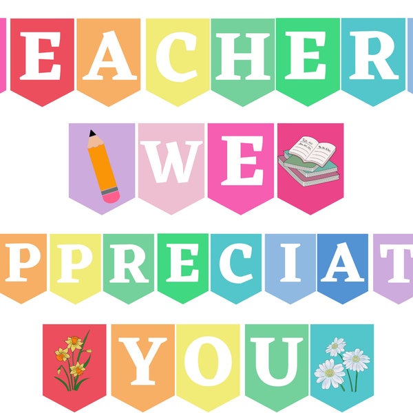 Teacher Banner - Etsy