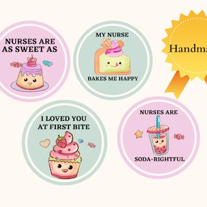 Printable Nurses Cupcake Toppers / Nurses Week Cupcake Toppers / Nurse ...