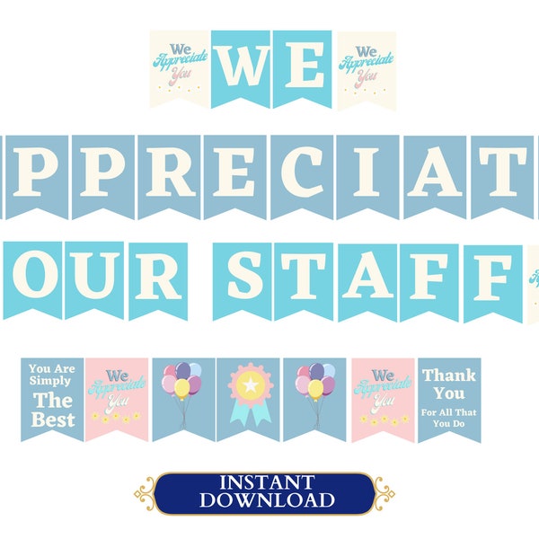 Employee Appreciation Week and Banner - Etsy