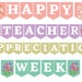 Teacher Appreciation Banner Printable / Printable Teacher Appreciation ...