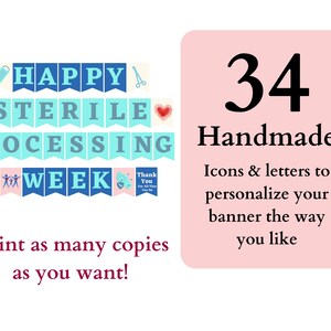 Sterile Processing Week Printable Sign, SPD Week, Central Service Week ...