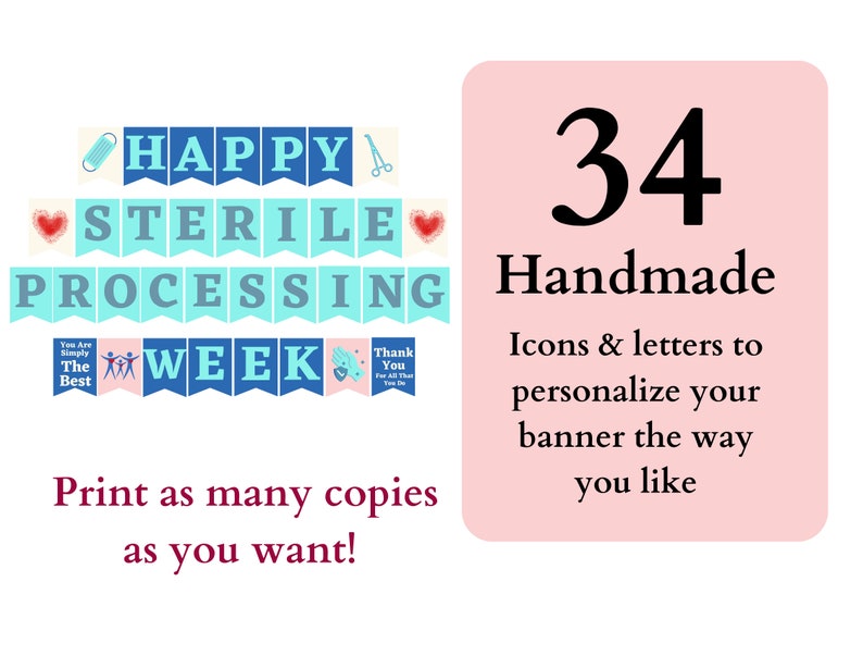 Sterile Processing Week Printable Sign, SPD Week, Central Service Week ...