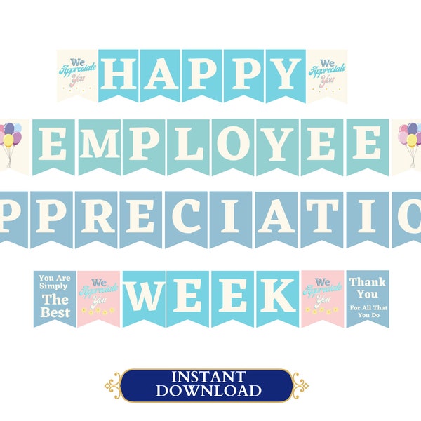 Employee Appreciation Banner - Etsy