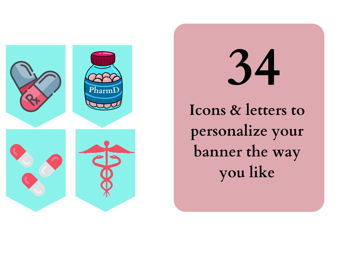 We Love Our Pharmacists Banner Printable / Hand-drawn Happy Pharmacy ...