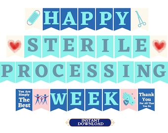 Sterile Processing Week Printable Poster, SPD Week, Central Service ...