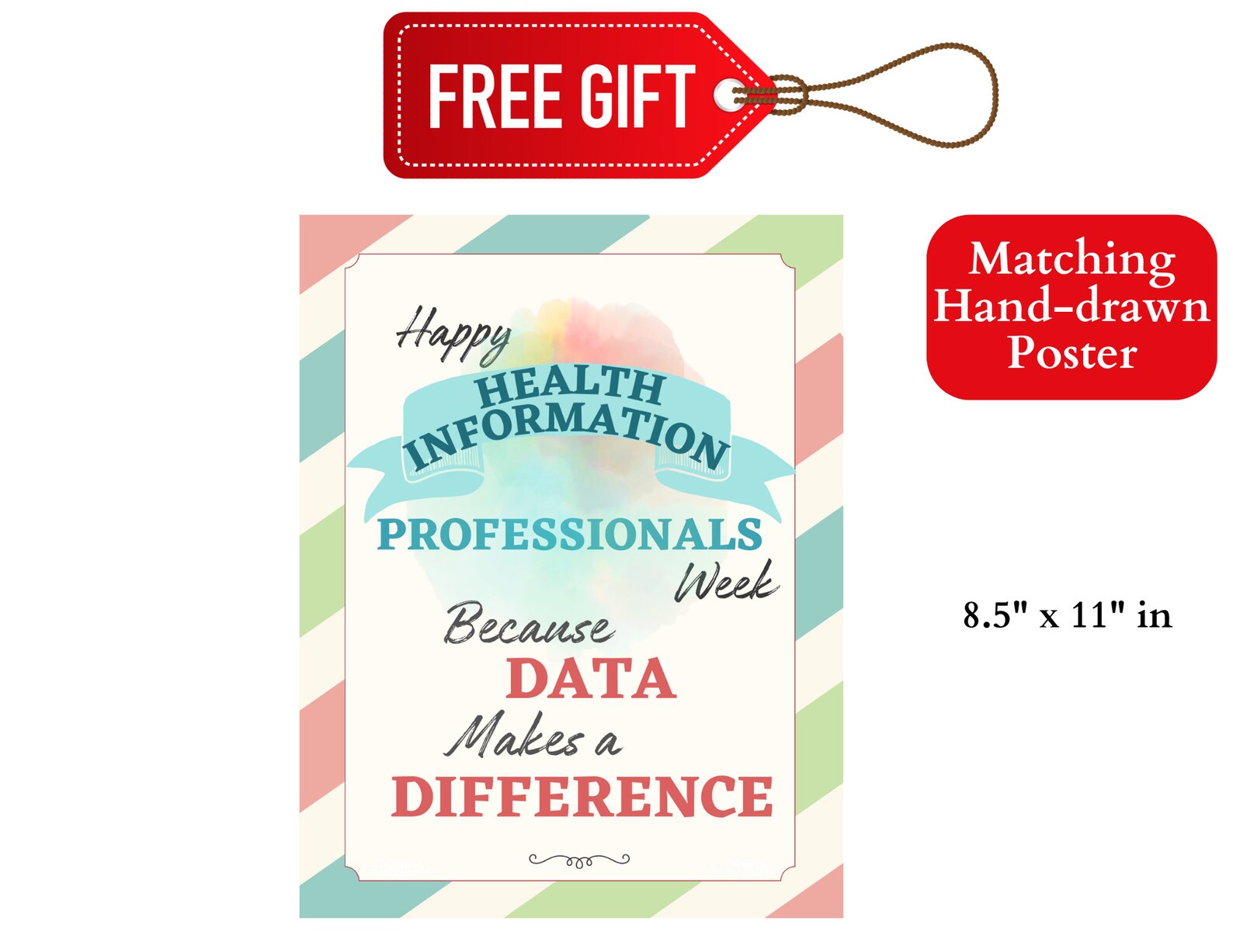 Health Information Professionals Week Printable Banner, Health ...