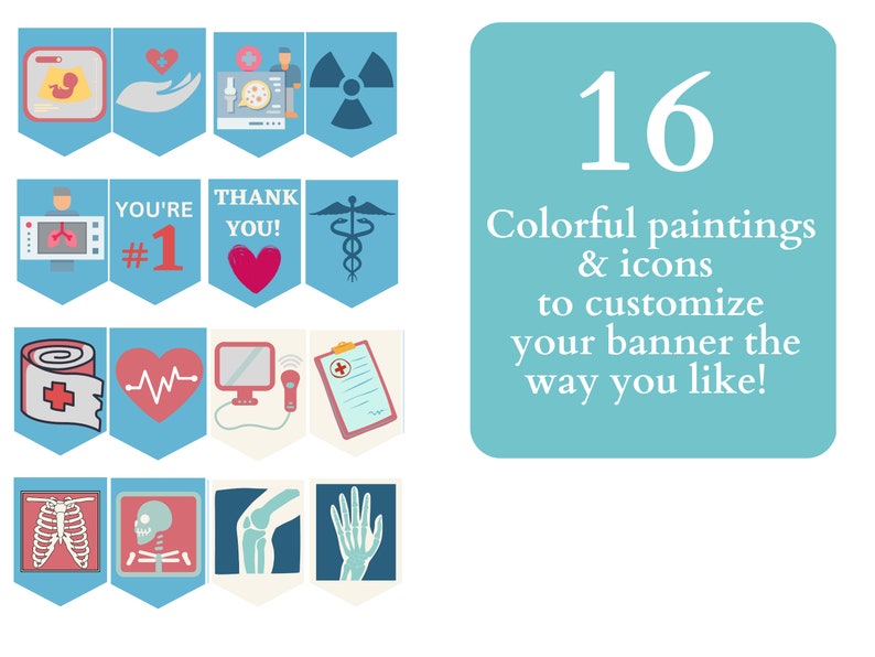 Radiologic Tech Week Printable Banner, Radiology Tech Week Banner, Rad ...