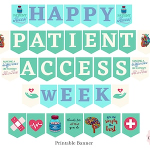 Patient Access Week Printable Banner, Patient Access Professionals Week ...