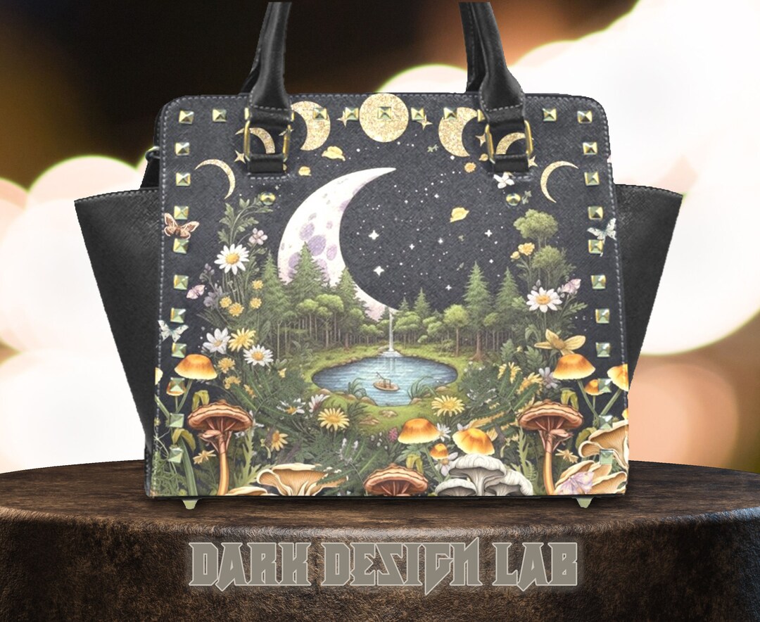 Whimsical Cottagecore Mushroom Handbag Boho Mushroom PU - Etsy