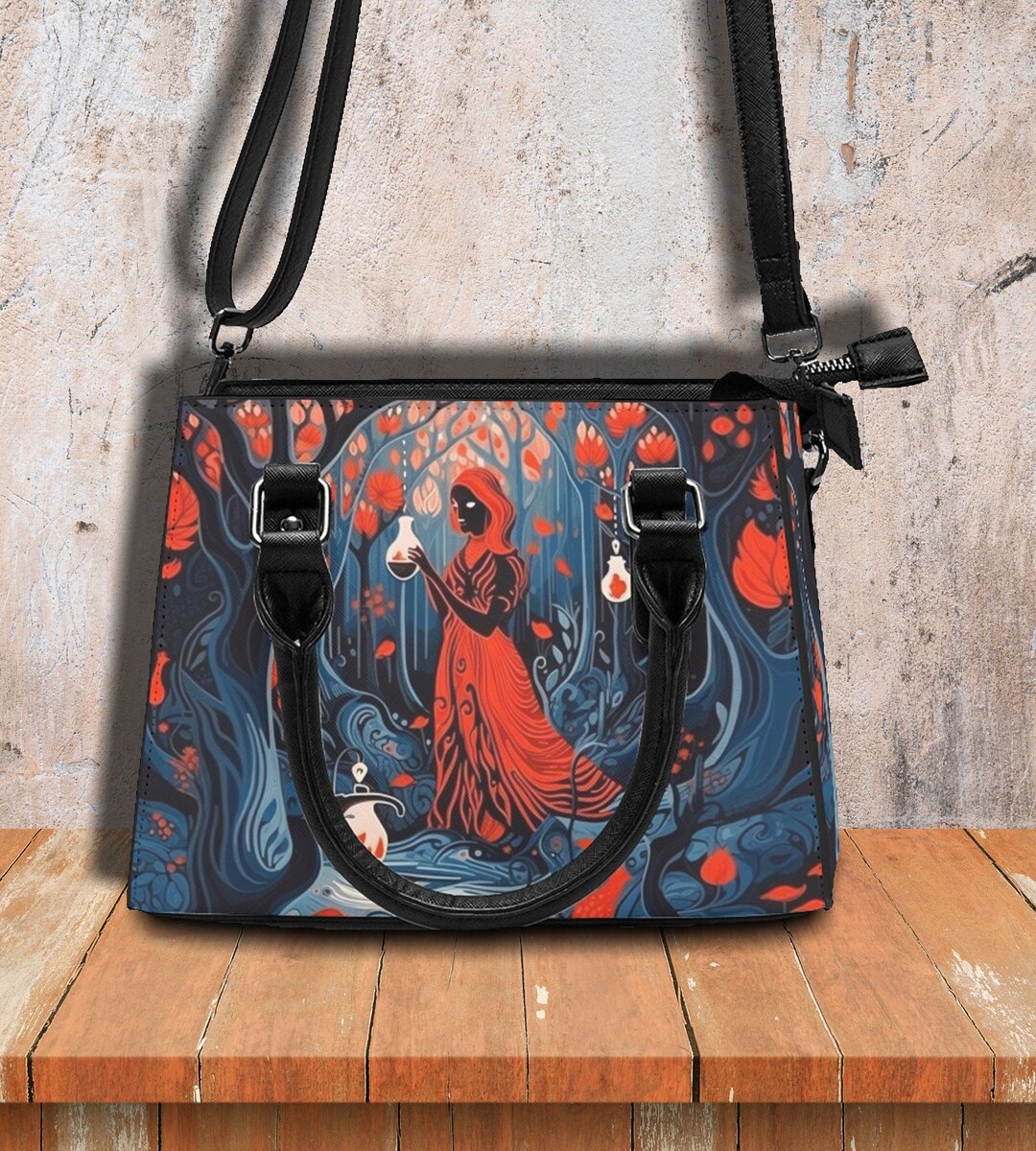 Cottagecore Witchery Handbag, Organized Witchcraft Handbag, Cross Body ...