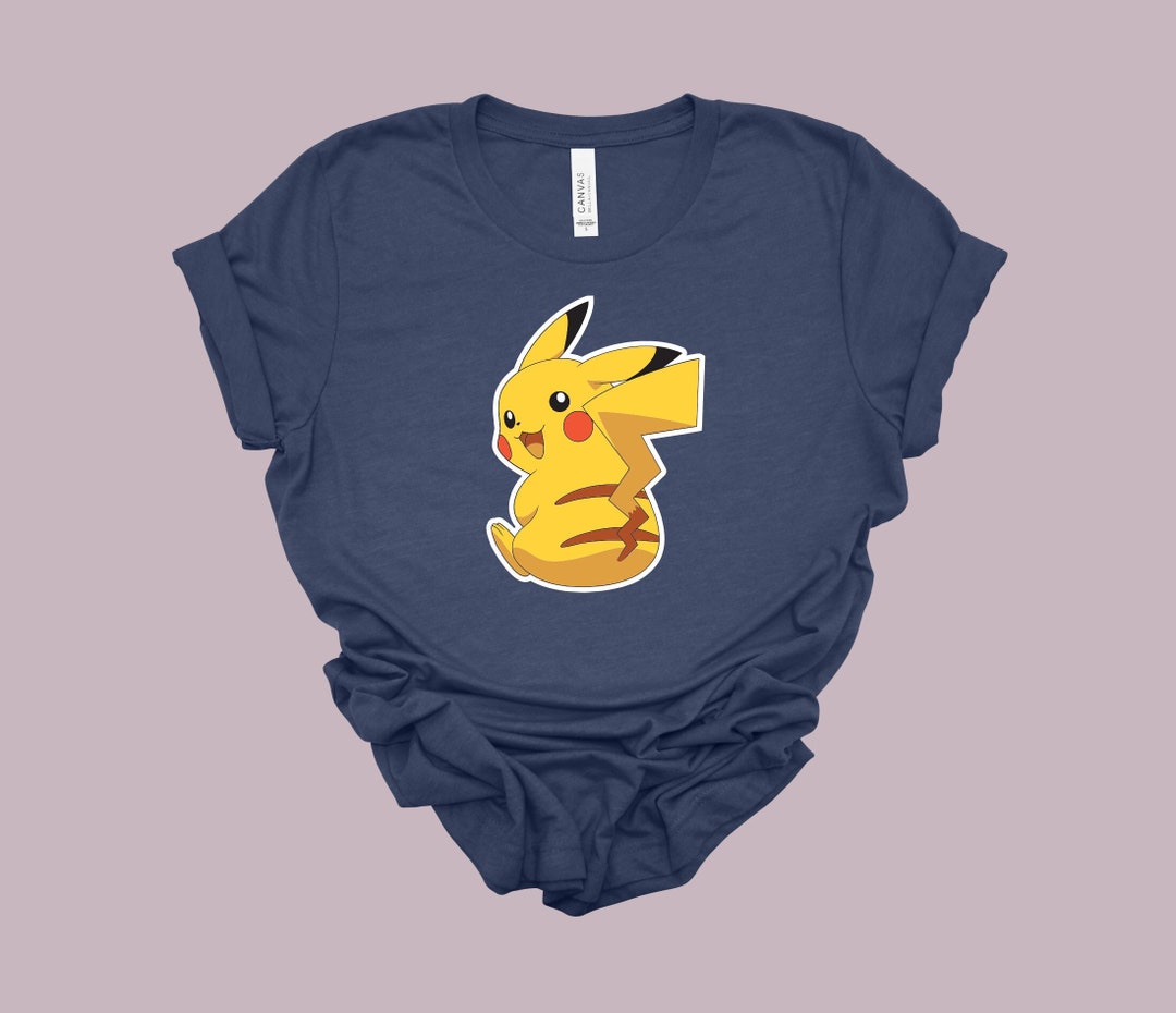 Pikachu Shirt, Pokemon, Cute Pikachu Tee, Matching Group Kids and Adult ...