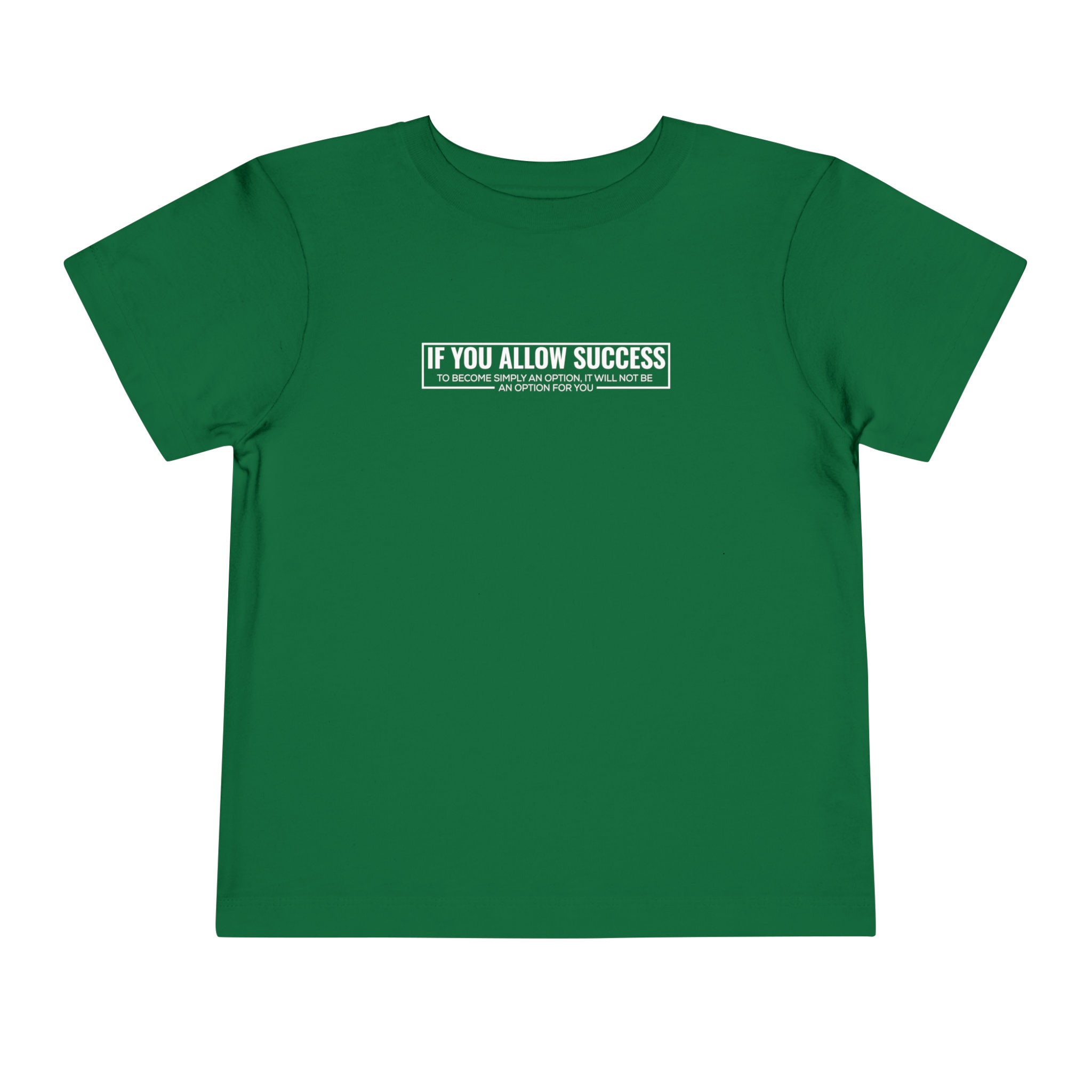 Success Motivational Quote Shirt for Toddler Boys | Kids Entrepreneur ...