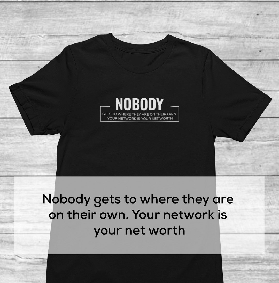 Your Network is Your Net Worth - Short Sleeve Tee | Inspirational ...