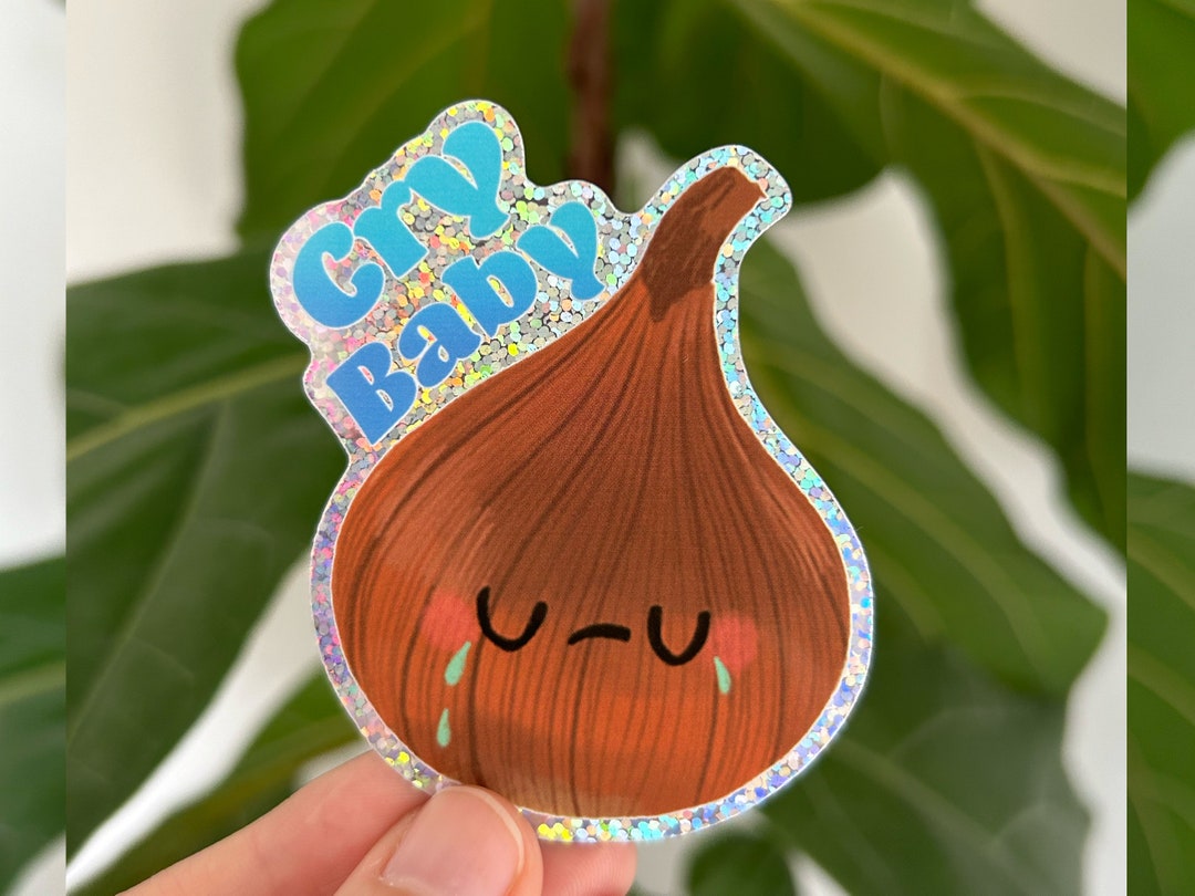 Cry Baby Sticker | Glitter Vinyl Sticker | Water Resistant Sticker ...