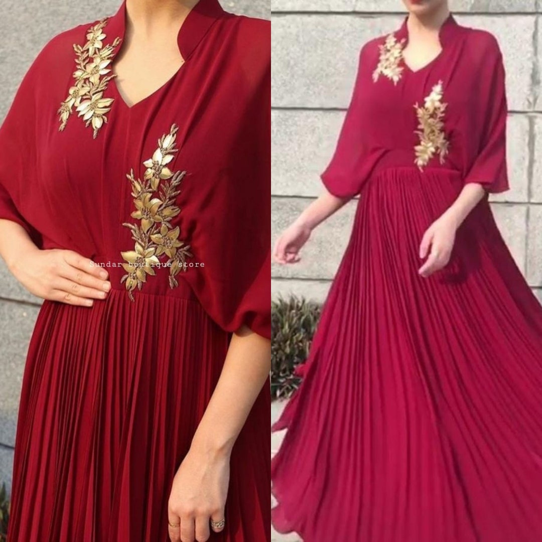 Traditional Anarkali Gown Long Dress Gown Indian Gown Fancy Gown Party ...