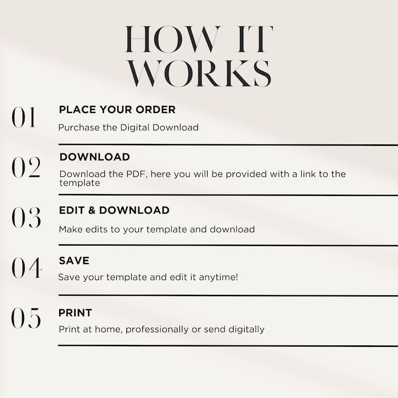 Fine Line Elegant Wedding Invitation - Etsy