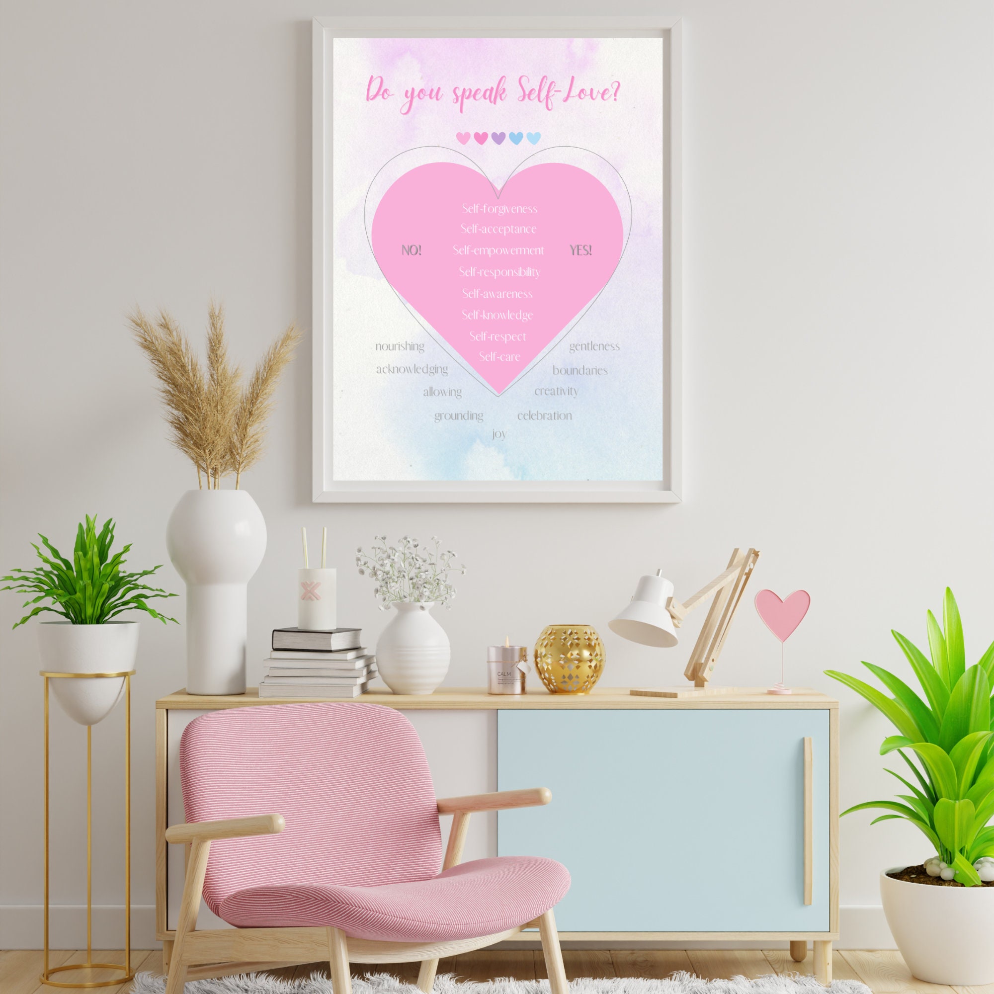 Do You Speak Self-love?, Self-love Poster, Self-awareness, Self-love ...