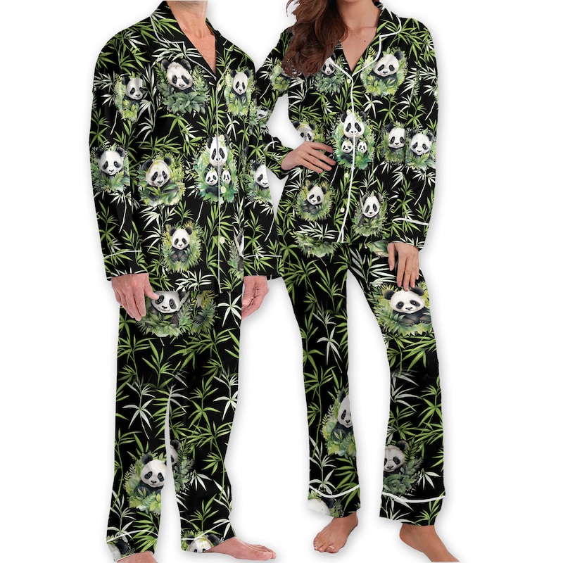 Panda Pajamas - Etsy