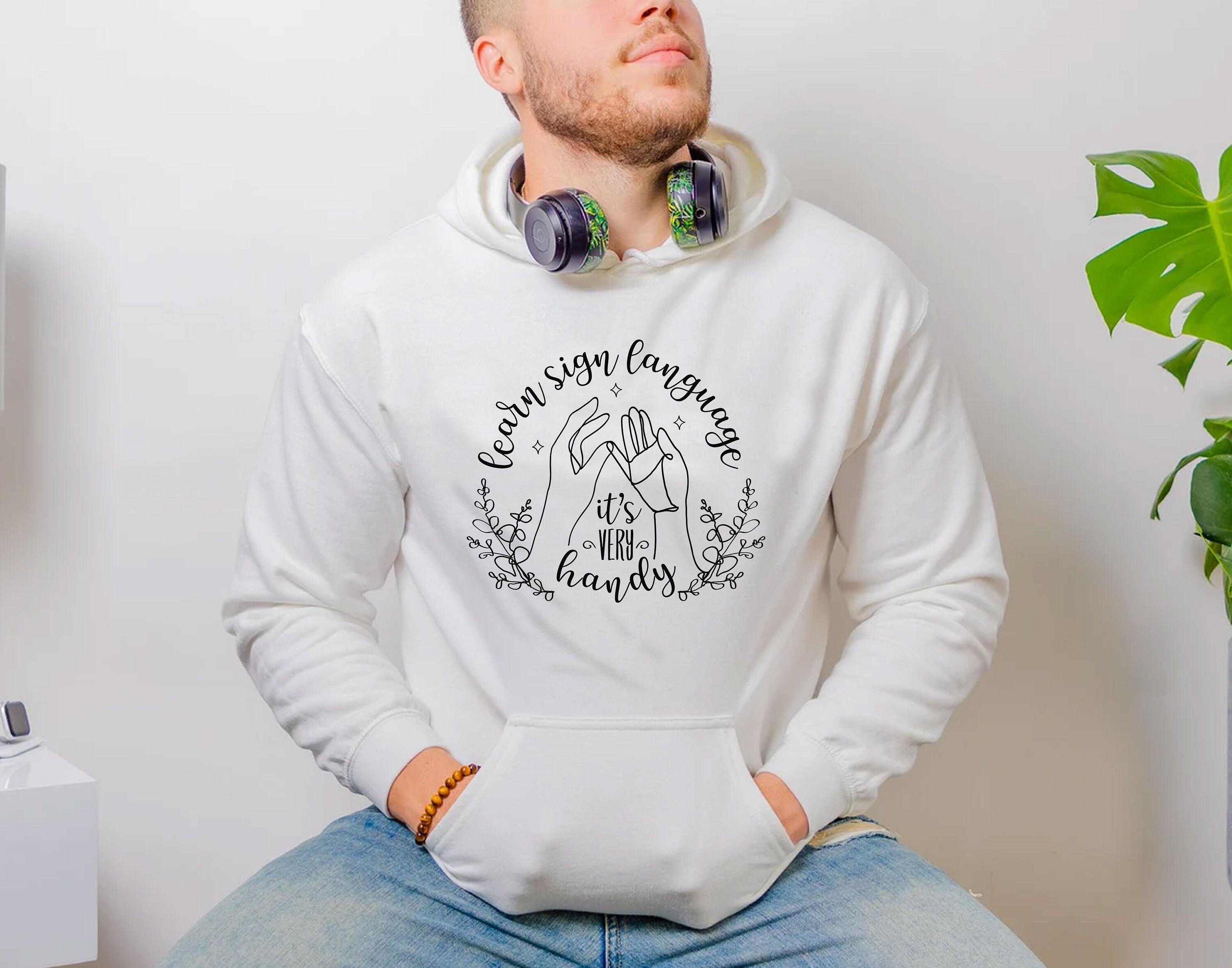 Learn Sign Language ASL Shirt, ASL Teacher Gift, ASL Interpreter, Deaf ...