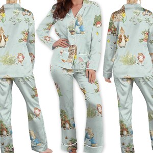 Cottagecore Peter Rabbit Pajama Set Women, Beatrix Potter Girls Pajama ...