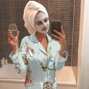 Cottagecore Peter Rabbit Pajama Set Women, Beatrix Potter Girls Pajama ...