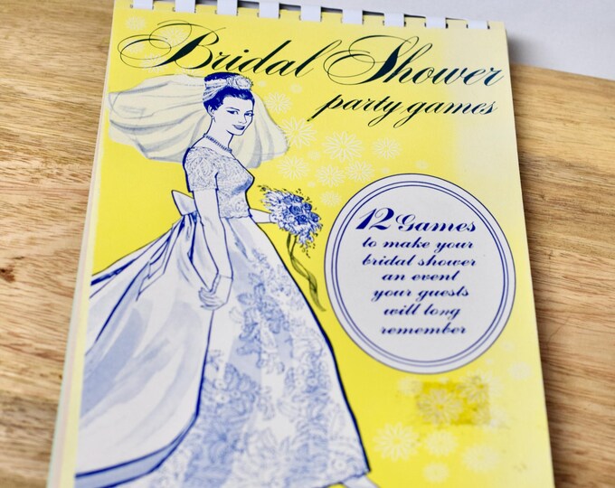 Vintage Bridal Shower Party Games Book | 1950s Leister Game Co. | Retro ...