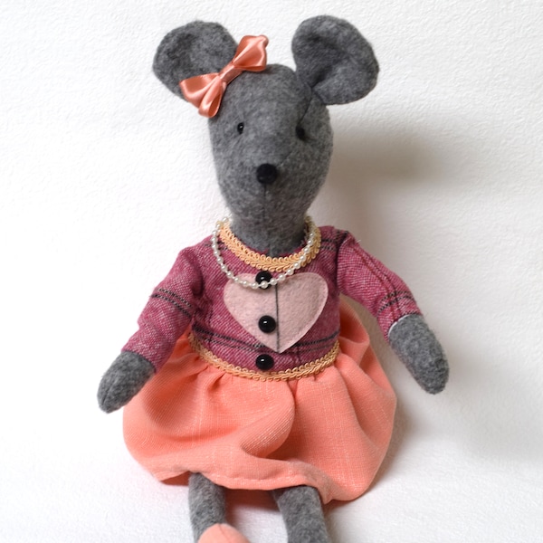 Stuffed Mouse - Etsy