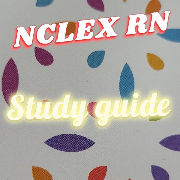 Nclex Study Guide - Etsy