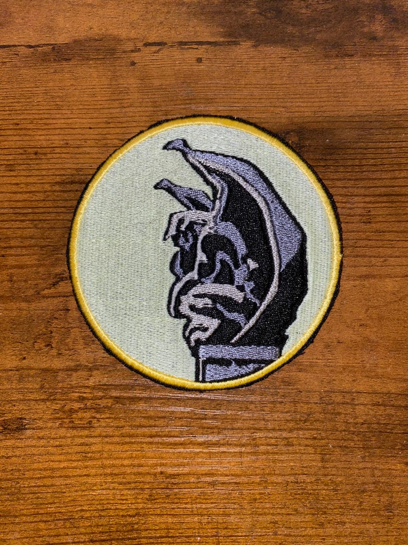 Glow in the Dark Gargoyles Goliath IRON ON Patch - Etsy