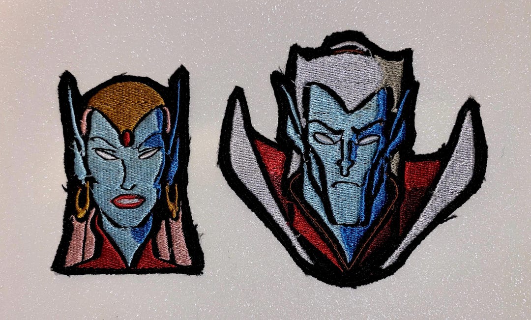Gargoyles Lord Oberon & Queen Titania IRON-ON Patch Set - Etsy