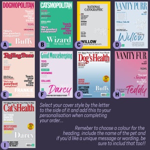 FULLY Personalized Dog / Cat / Pet Prints | Magazine Covers | Portraits ...