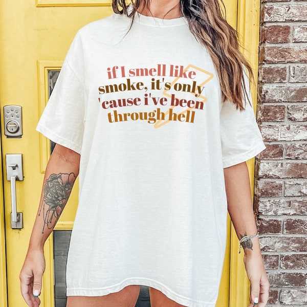 Lainey Wilson Tshirt Smell Like Smoke - Etsy