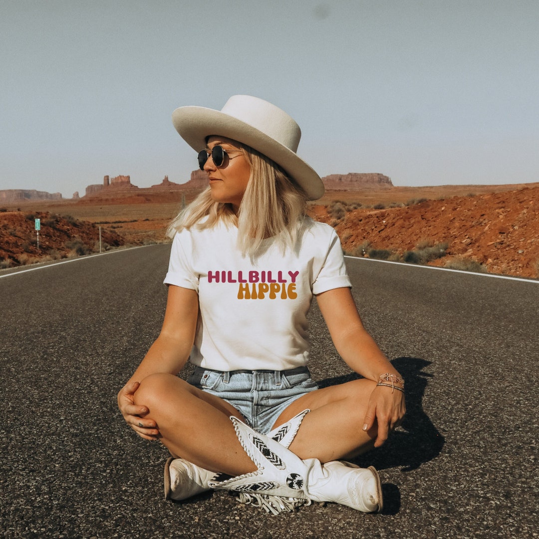 Hillbilly Hippie Lainey Wilson Graphic T-shirt Comfort - Etsy