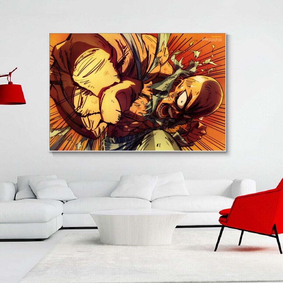 One Punch Man Posters Saitama Anime Wall Art Home Decor - Etsy UK