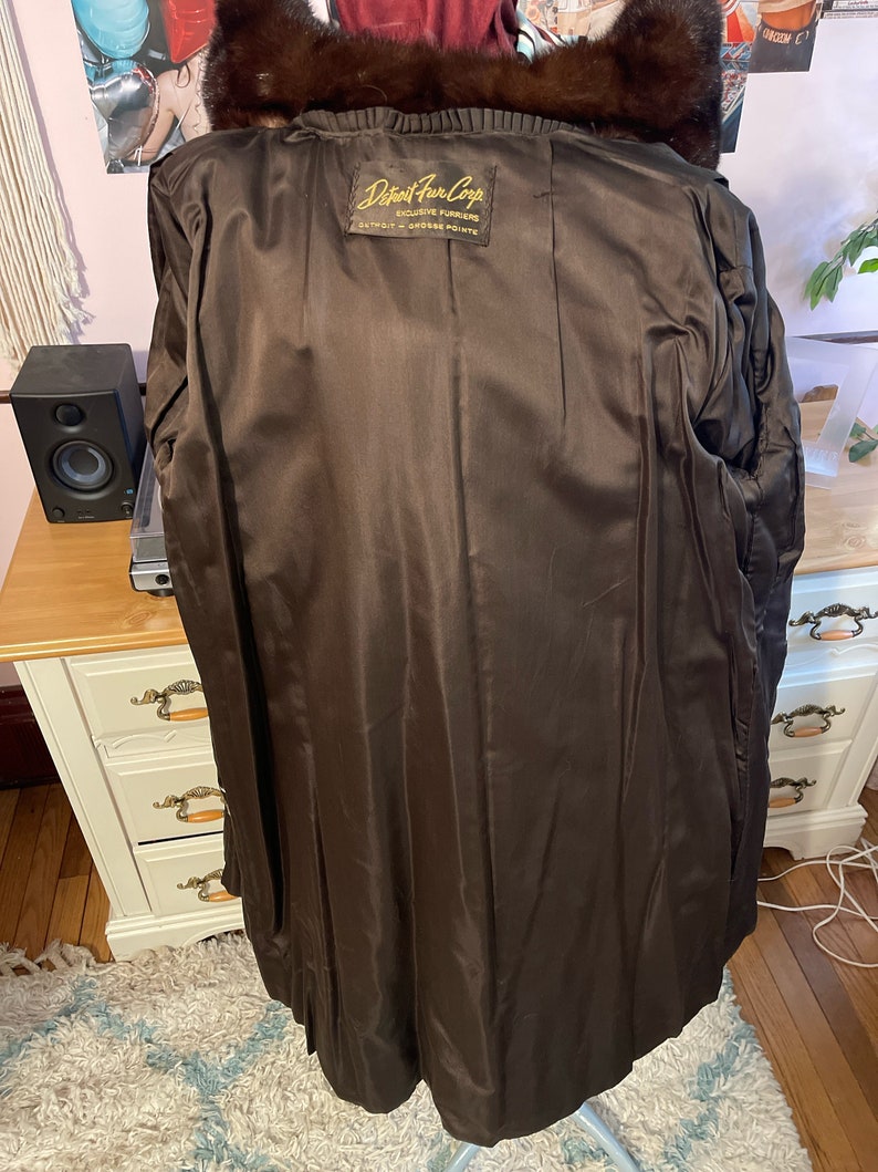 Beautiful Vintage Magagony Mink Long Coat Honor the Life Love Vintage Furs - Etsy