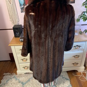 Beautiful Vintage Magagony Mink Long Coat Honor the Life Love Vintage Furs - Etsy