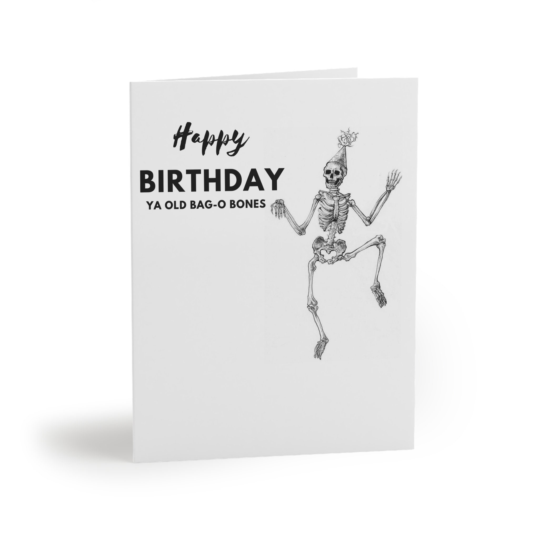 Bag O Bones Birthday Card - Etsy