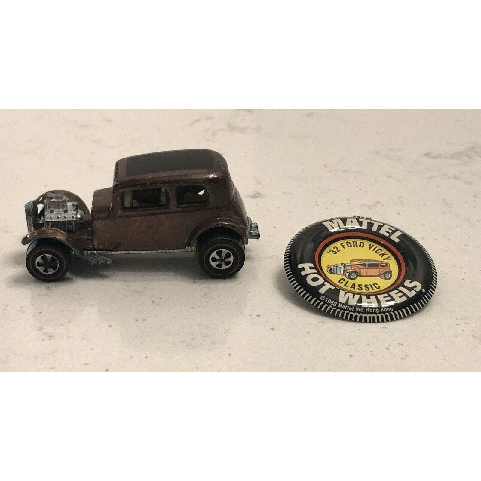 Hot Wheels Redline 1968 Classic '32 FORD VICKY Copper - Etsy