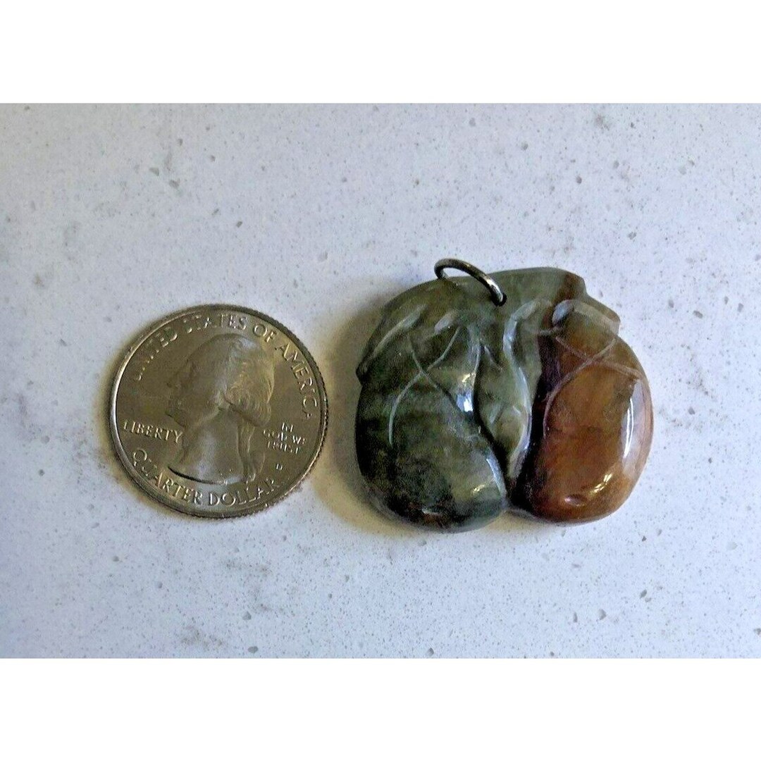 Natural Beautiful Hand Carved Desert Jasper Pendant - Etsy