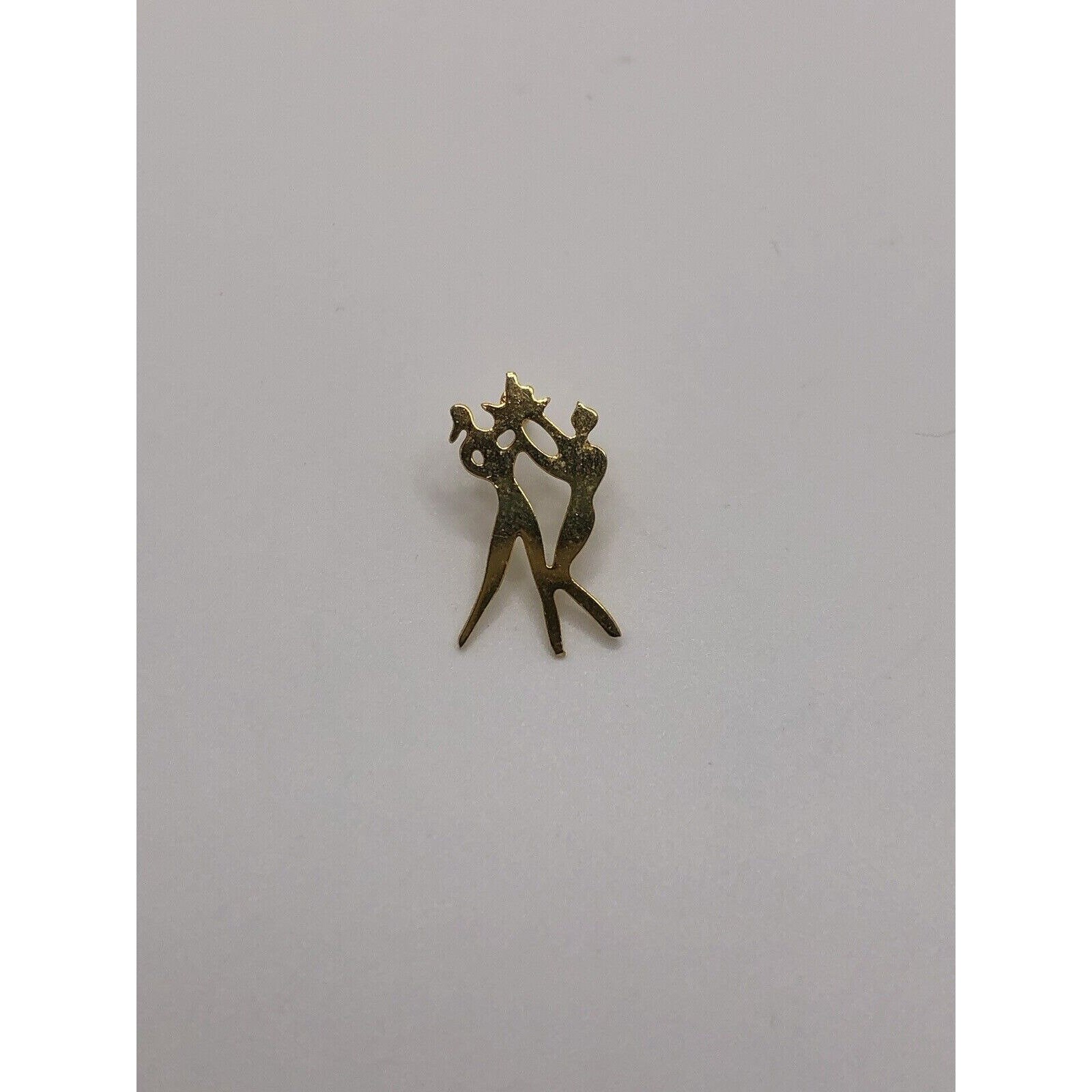 Vintage Gold Tone Dancing Winning Couple Pin Pinback Winners Lapel - Etsy