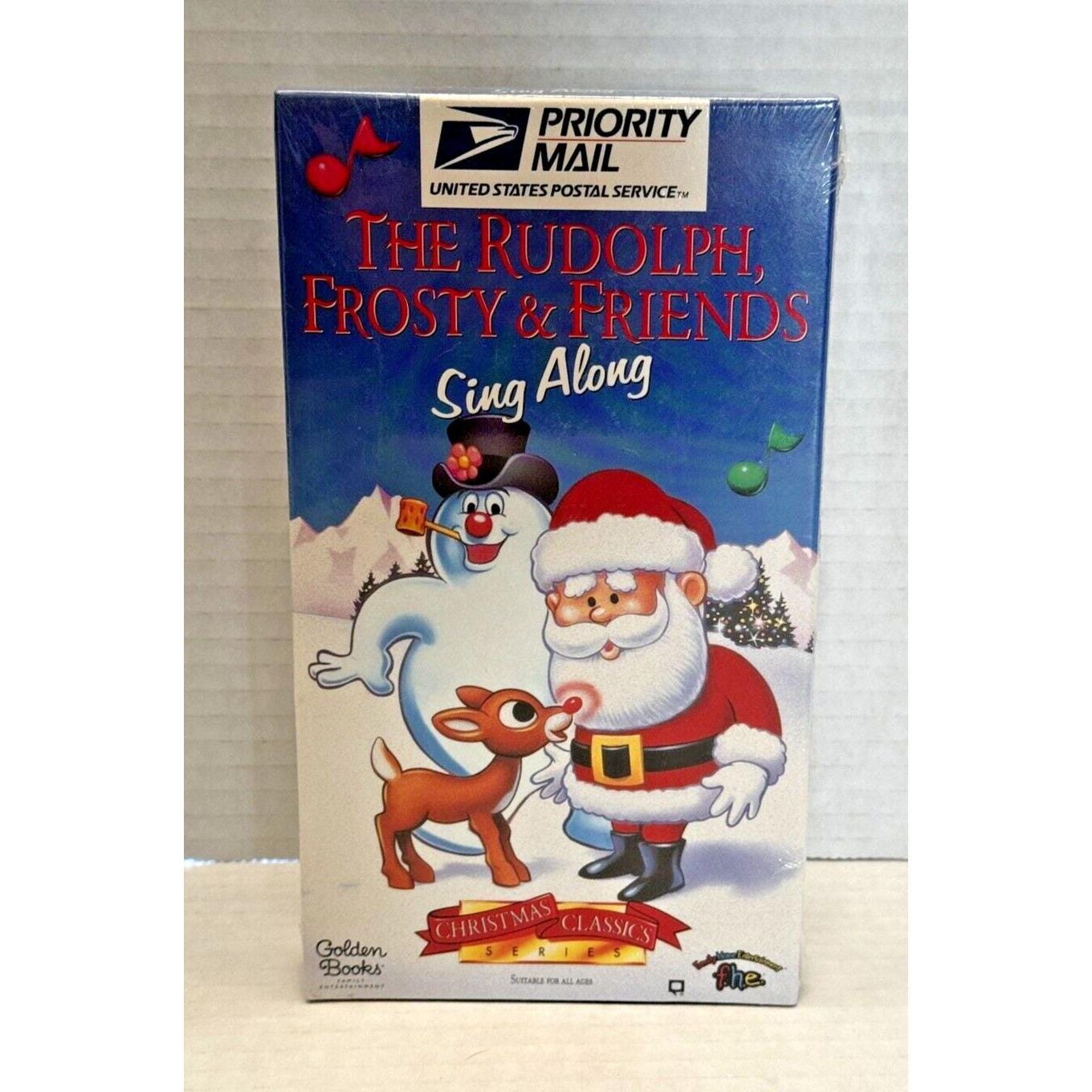 The Rudolph Frosty & Friends Sing Along Kids Christmas Songs VHS New ...