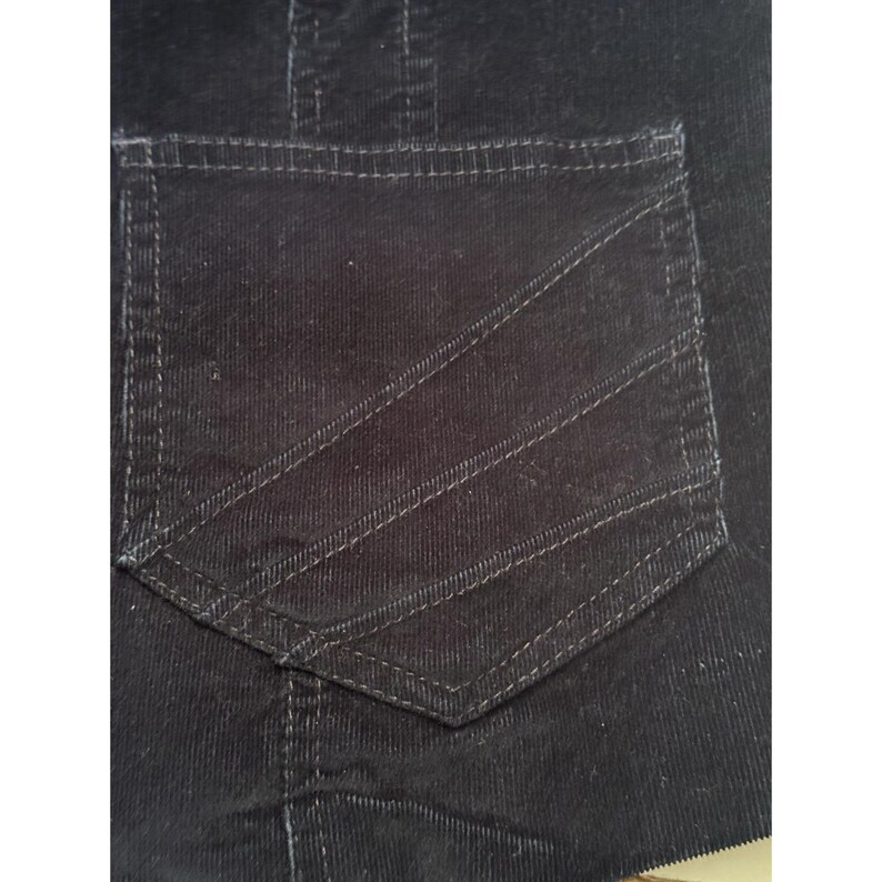Kikit Jeans Navy Blue Corduroy Button Front Blazer Jacket Women's Sz S ...