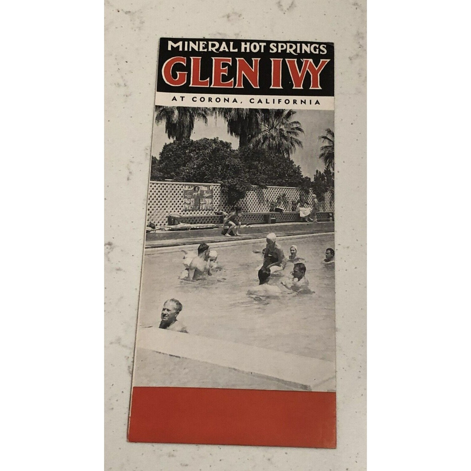 Vintage Glen Ivy Hot Mineral Springs Spa Corona California Brochure ...
