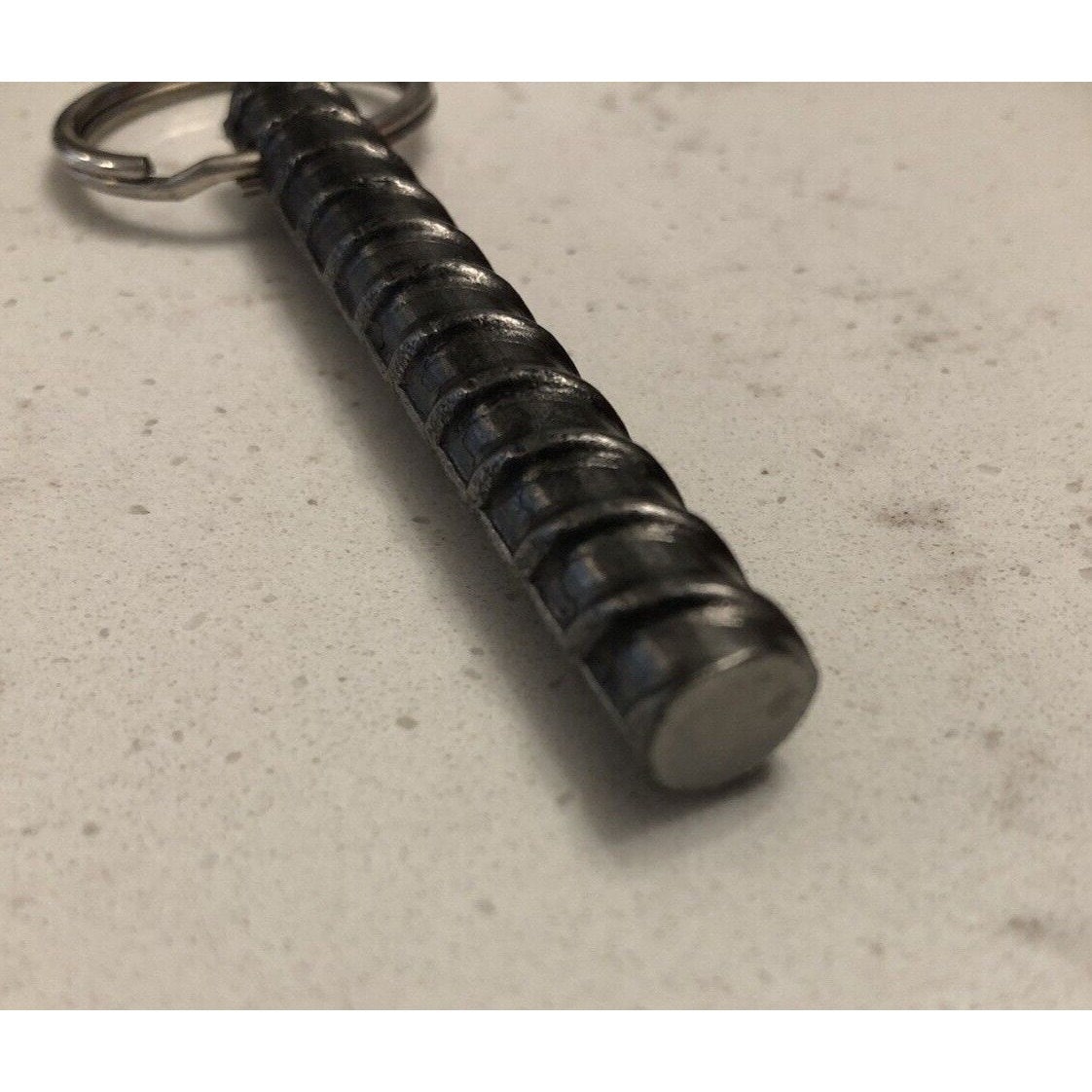 Rebar Keychain With Keyring Safety Construction Engineer White Elephant ...