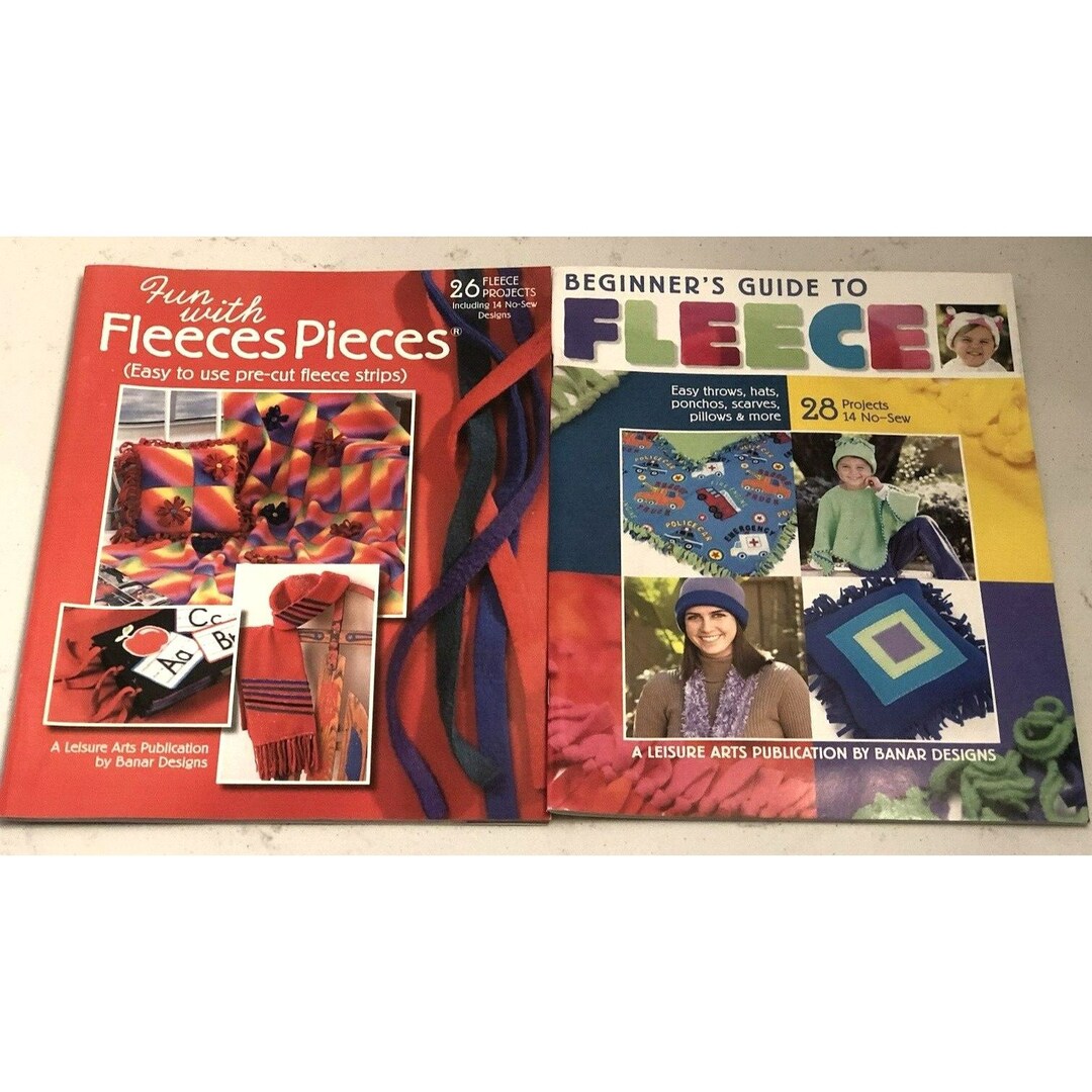 Beginner's Guide to Fleece and Fun With Fleece Easy Project Books Lot ...